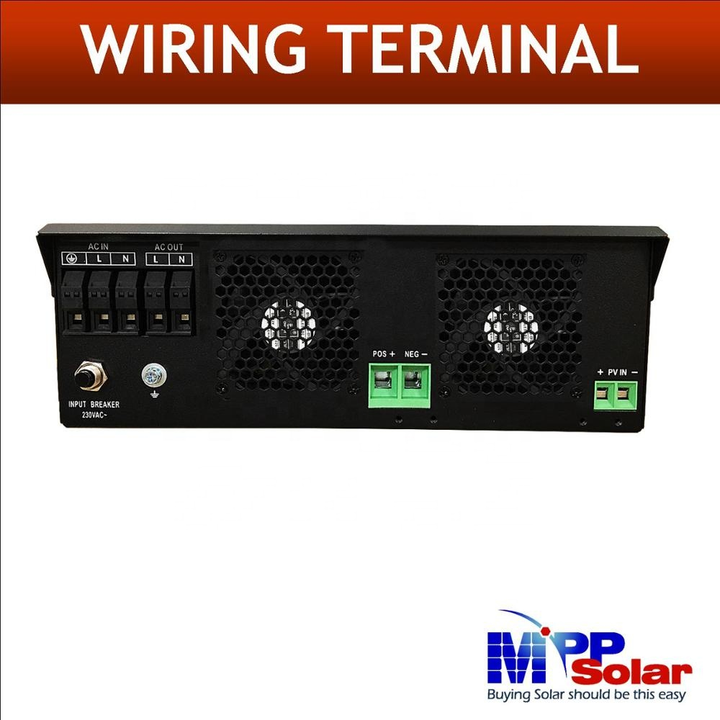 Pip3024msxe 3000w 24v 230v Single Phase Mpp Solar Inverter 230v Mppt ...