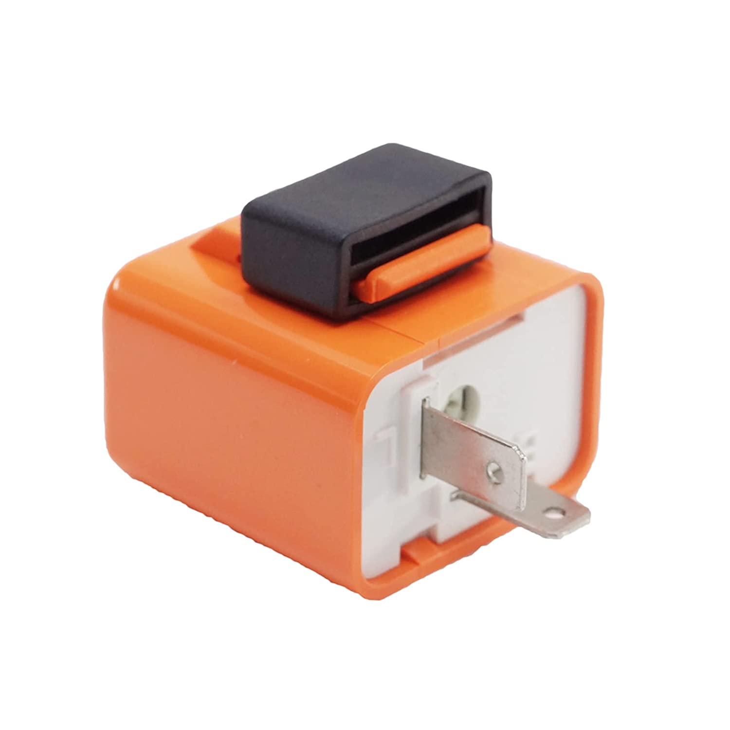 2-Pin Motorcycle Electronic Flasher Relay Adjustable 12V Relays Fix for ...