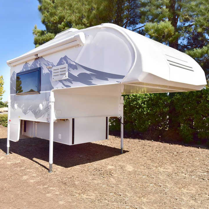 DIY Ultralight Aluminium Short Box Soft Side Pop-up Camper for Pickup ...