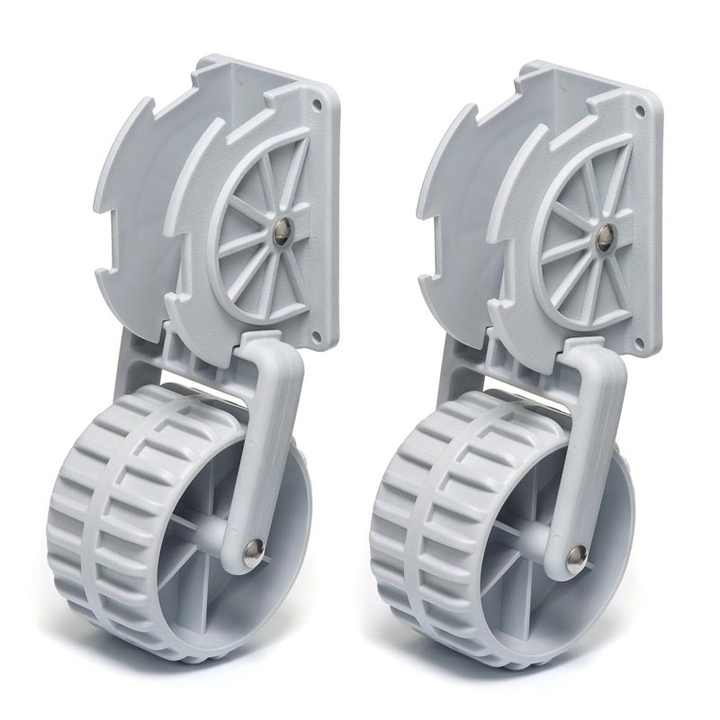 Boat Trailer Retractable Dolly Wheels - Durable & Easy to Use