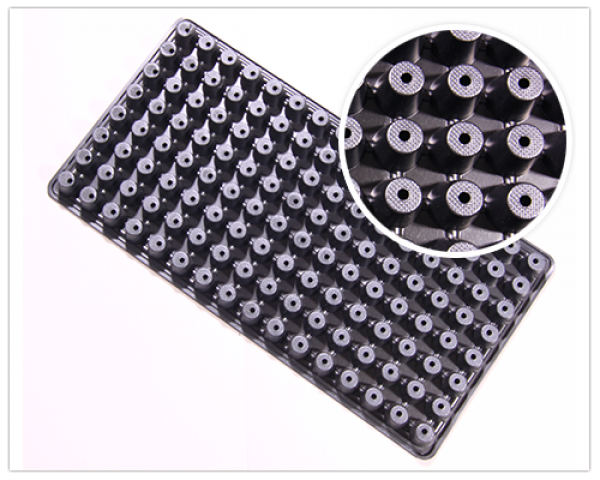 Taiwan 128-Cell Recyclable PS Plastic Seed Tray Industrial Nursery ...