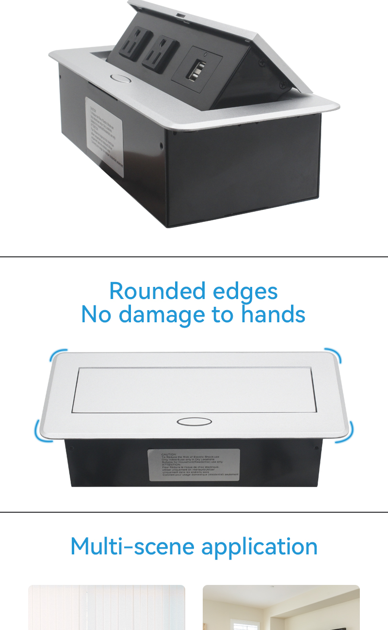 Factory Hot Pop Up Socket Tabletop Socket Box Table Embedded Socket,Table Pop Up Socket