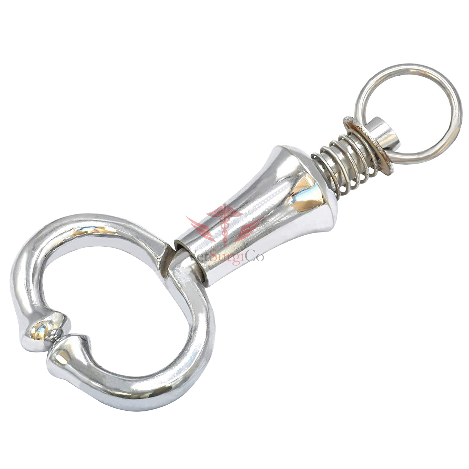 Bull Cow Nose Lead 7.5" and Chain 13" Show Cattle Steel Farm Ranch ...