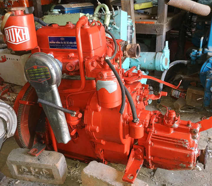 24HP motor interior Diesel marino Bukh DV24 Solas aprobado motor de ...