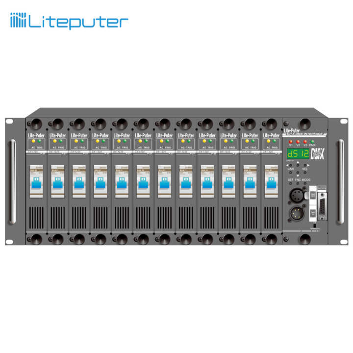 12 Channels DMX Dimmer Pack - Manual Switch, 20A/240A Capacity, Leading ...