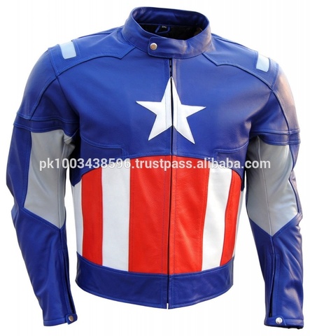 Men Super Hero Synthetic Leather Jackets - Real Leather Jackets ...