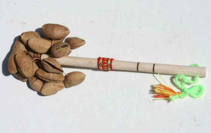 Seed Percussion Musical Instruments - Maracas from Ecuador