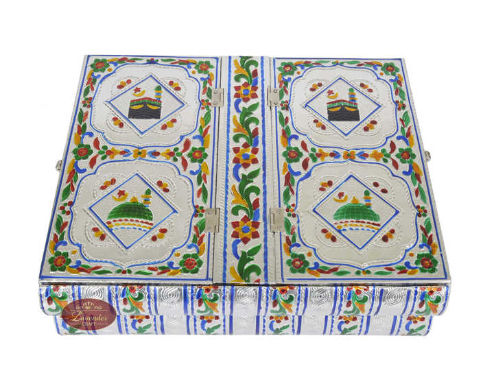 MEENAKARI DECORATED REHAL HOLY QURAN BOOK STAND-BOOK BOX - WOODEN ...