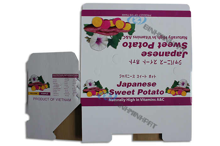 Sweet Potato Export Boxes - Durable Corrugated Packaging
