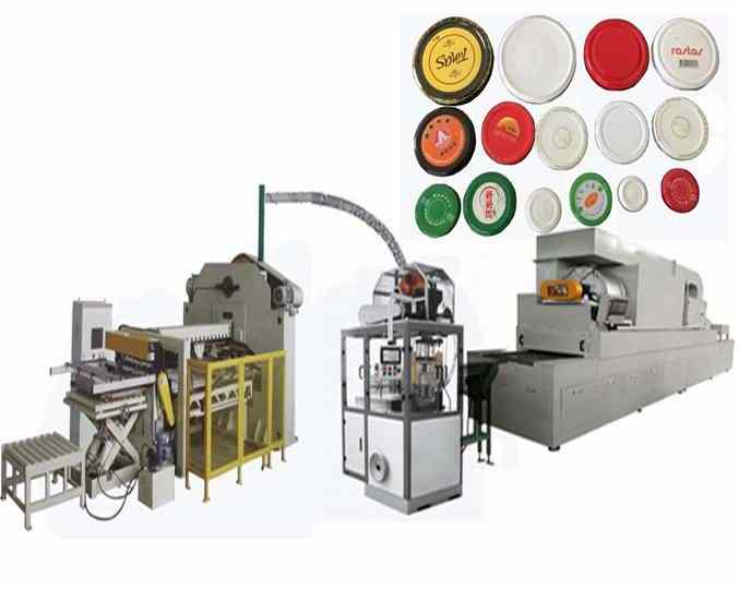 Automatic Twist off Cap Making Machine - Lug Cap Line