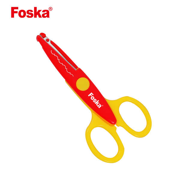 Foska Plastic Fancy Design School Stationary Kids Scissors - Buy ...
