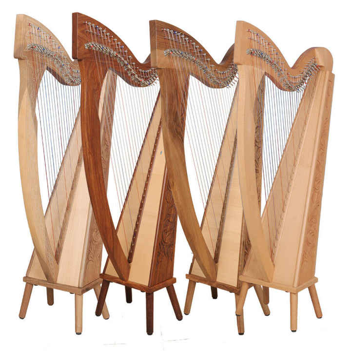 29 String Trinity & Boru Harp - Celtic Irish Lever Harp