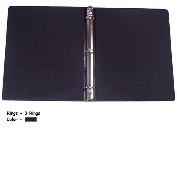 2 Inch 3 Rings Binder - Embossed Leather Ring Binder