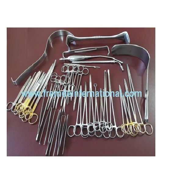 104 INSTRUMENTS BASIC LAPAROTOMY SET SURGICAL MEDICAL