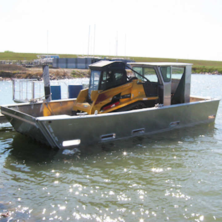 12m 40ft Flat Bottom Aluminum Landing Craft Barge Boat