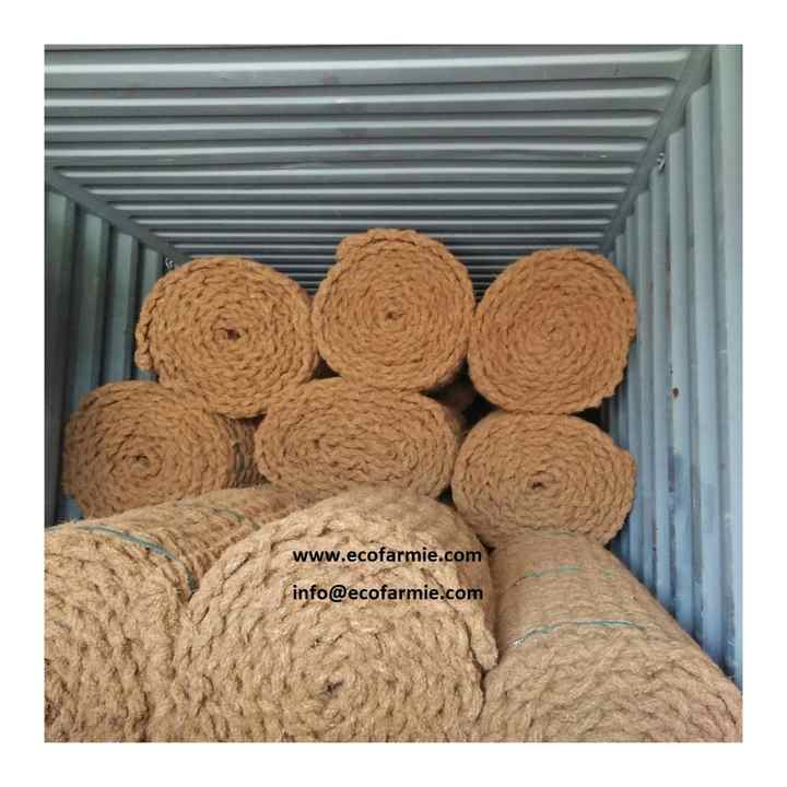 Geotextile Coconut Fiber Husk Rolls - Biodegradable Matting