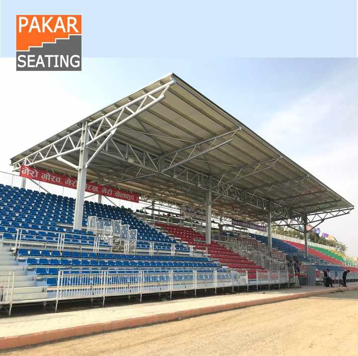 Covered Grandstand - Durable Bleacher Seating Solutions