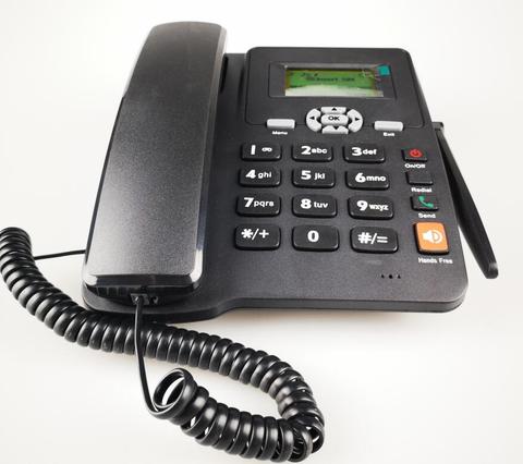 GSM Fixed Wireless Phone with SIM Card - Cordless Landline Telephone ...