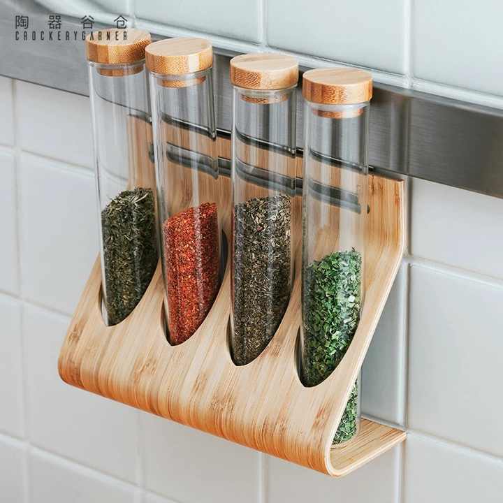 Glass Jar with Bamboo Lid - Sustainable Storage Solution