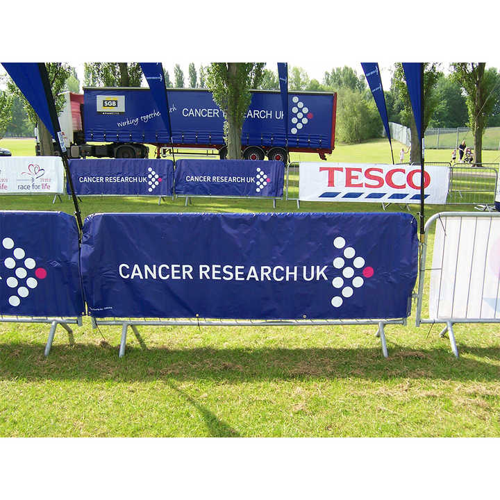 Custom Event Mesh Fence Crowd Control Banner Barricade Covers