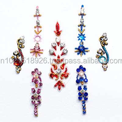 Shop Our Pack of 6 Indian Bindi Stickers - Temporary Tattoo Dots