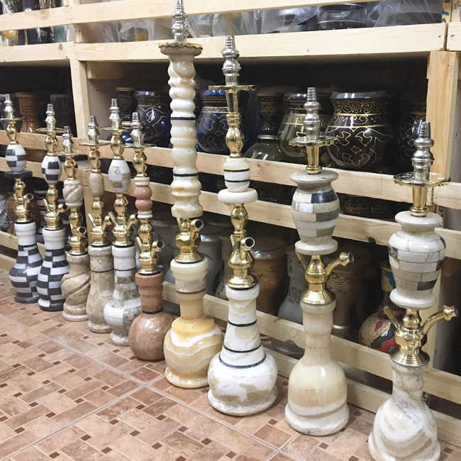 Farida Marble Hookahs - Unique Luxury Design for All Seasons