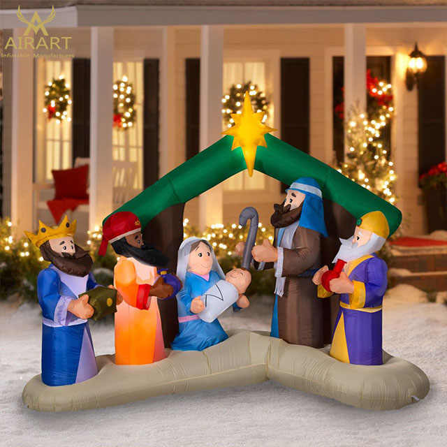 Gemmy Industries Airblown Inflatable Nativity Scene