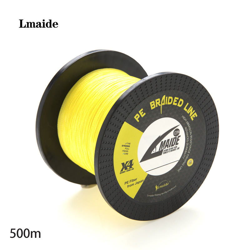 500m 4 Strands Braided Fishing Line Pe Strong Strength Reel Fishing ...