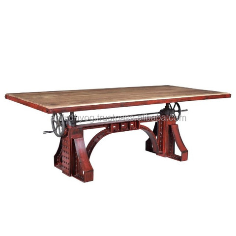 Vintage Industrial Crank Drafting Table Base| Alibaba.com