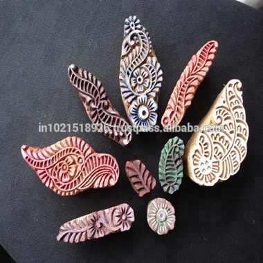 Mehndi Henna Wooden Stamps - Instant Tattoo Impressions
