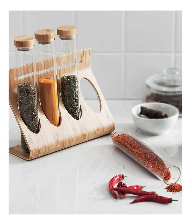 Glass Jar with Bamboo Lid - Sustainable Storage Solution