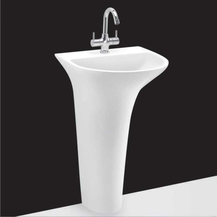 Wash Basin Pedestal - Modern Ceramic for Bathrooms