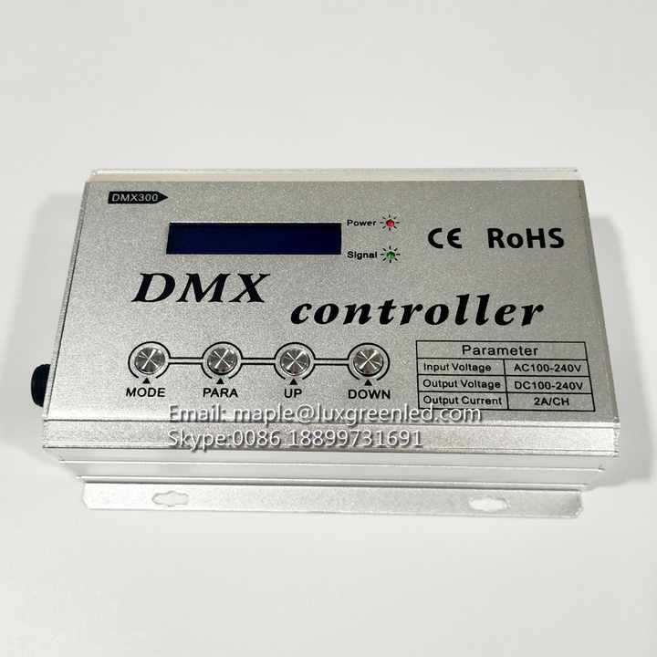 High Voltage DMX 300 Controller for LED Strips - 3-Year Warranty