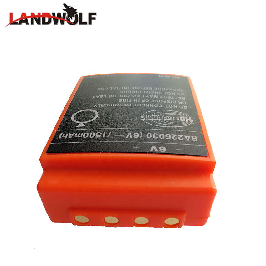 HBC Radiomatic BA225030 6V 1500mAh Battery for Concrete Pump Remote ...