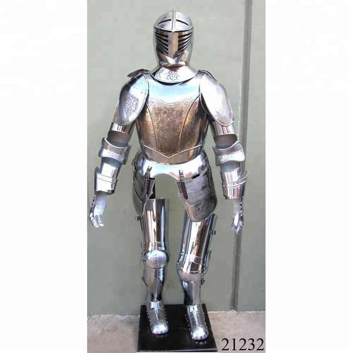 Medieval Full Body Armour - Knight Armor Suit in Steel