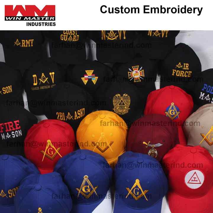 Custom Masonic Regalia - Custom Embroidery & Colors