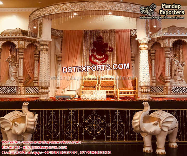 Maharani Palace Style Wedding Mandap - Royal Mastani Mandap