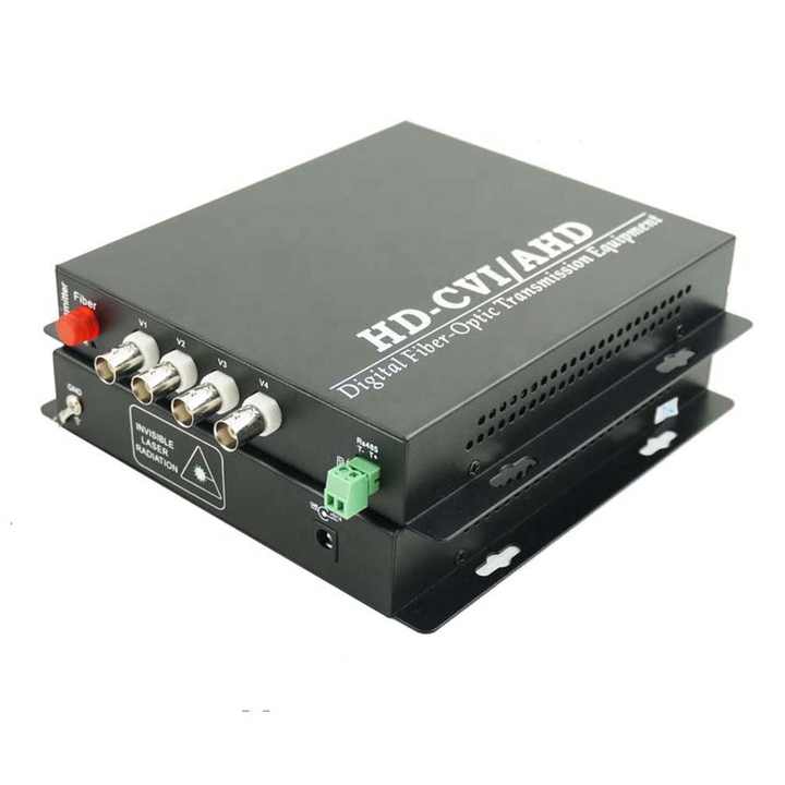720P Digital Fiber Optic Transmission 1ch CCTV Video Converter With ...
