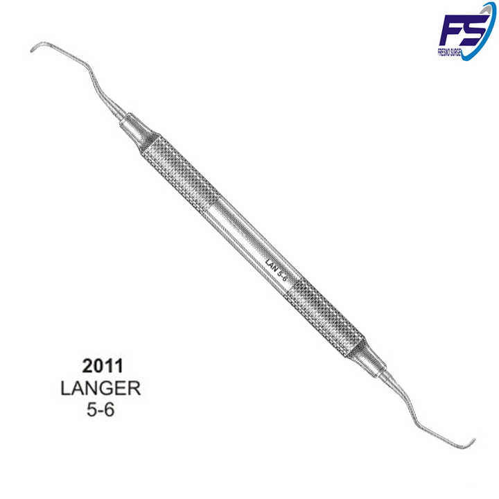 Stainless Steel Dental Gracey Curettes LANGER 1-2 Cheap Dental Scaler ...