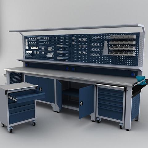 Modular Tool Cabinet System for Mechanic Garages - Efficient Garage ...