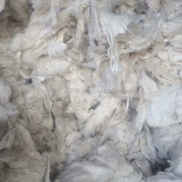 RAW COTTON GIN MOTES - 26+ Fiber Length, Organic Quality