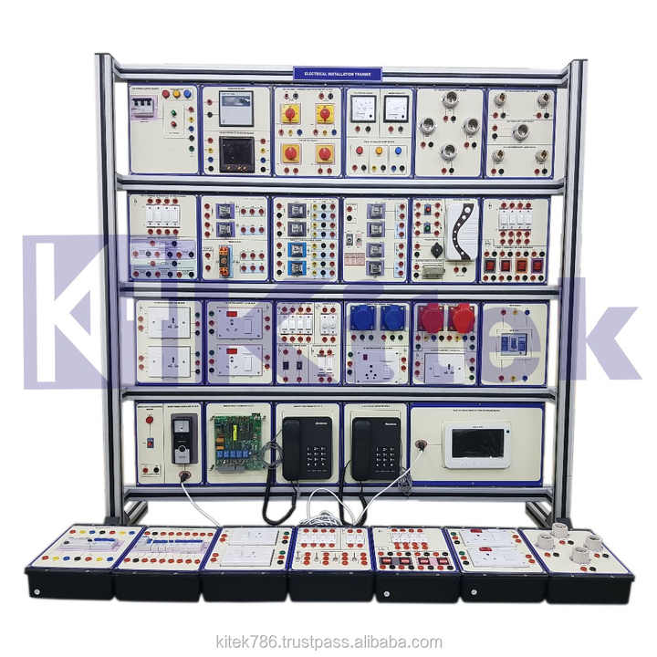 Power Distribution System Panel - Trainer for Electrical Machines
