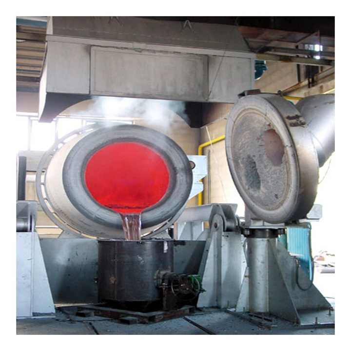 Tilting Rotary Furnace for Aluminium Melting - 1 Ton Capacity