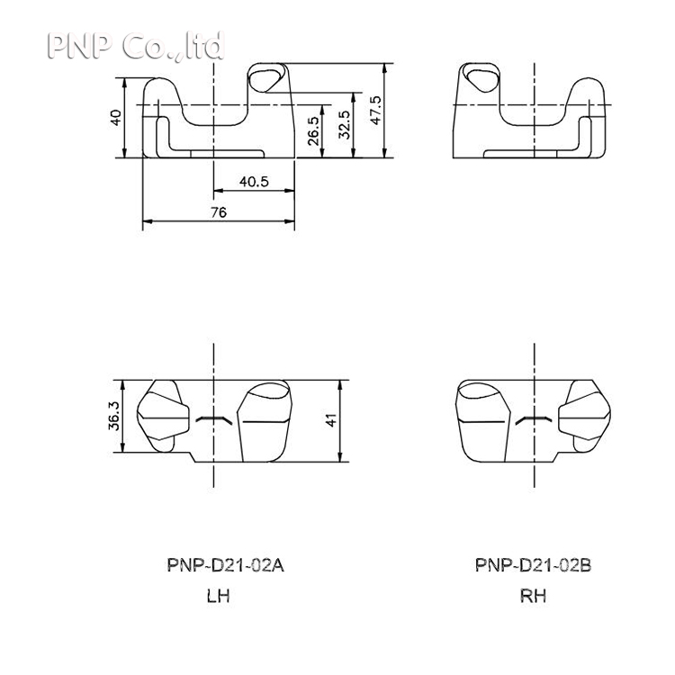 Container Cam Keeper - Galvanized Steel Forging Design