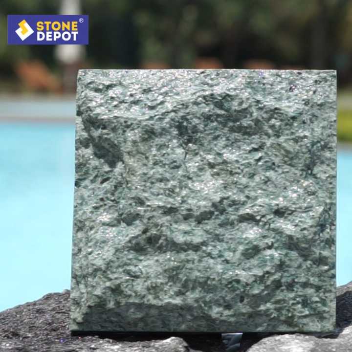 Green Tiles For Swimming Pool Anti Slip Natural Stone Tiles Bali Green ...