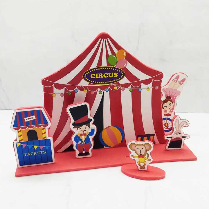 Custom Size DIY Easy Assembly EVA Accessories Circus Toy