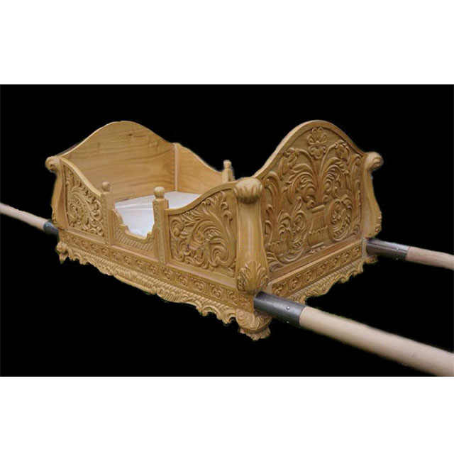 Indian Wedding Wooden Carved Bridal Doli - Elegant Entry