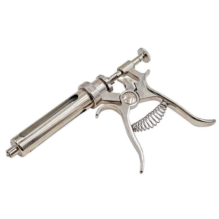 Top Quality Veterinary Continuous Revolver Syringe Semi-Automatic Brass Syringe Revolver ...