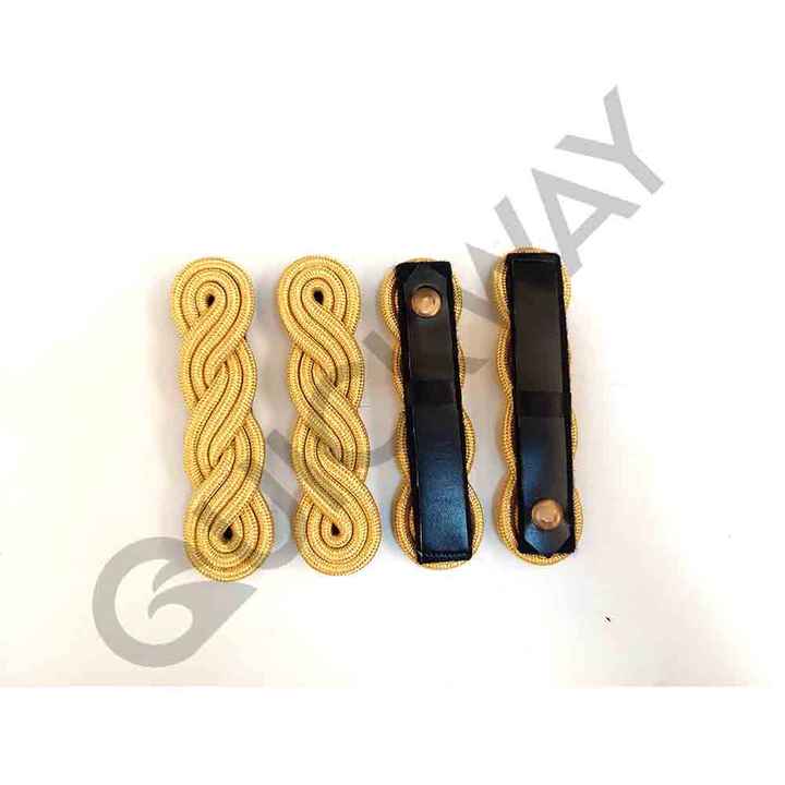 Wholesale Shoulder Board Custom Gold Bullion Wire Ceremonial Uniform ...