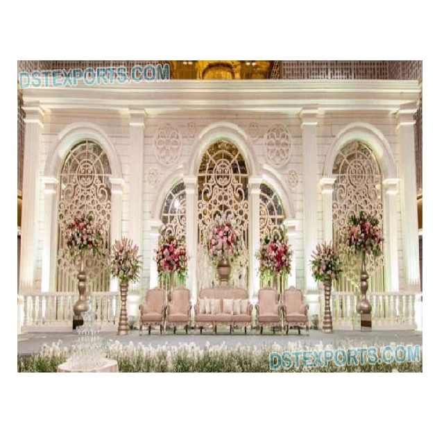 The Grand Victorian Roman Wedding Stage New Style Indo-Canadian Wedding ...